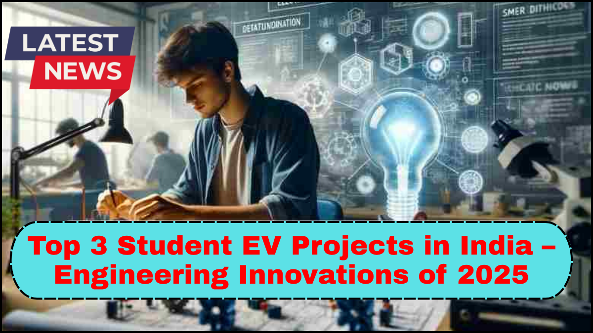 Top 3 Student EV Projects in India – Engineering Innovations of 2025