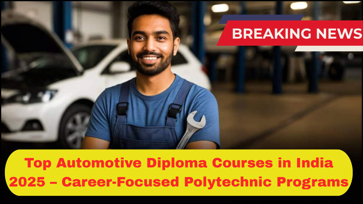 Top Automotive Diploma Courses in India 2025 – Career-Focused ...