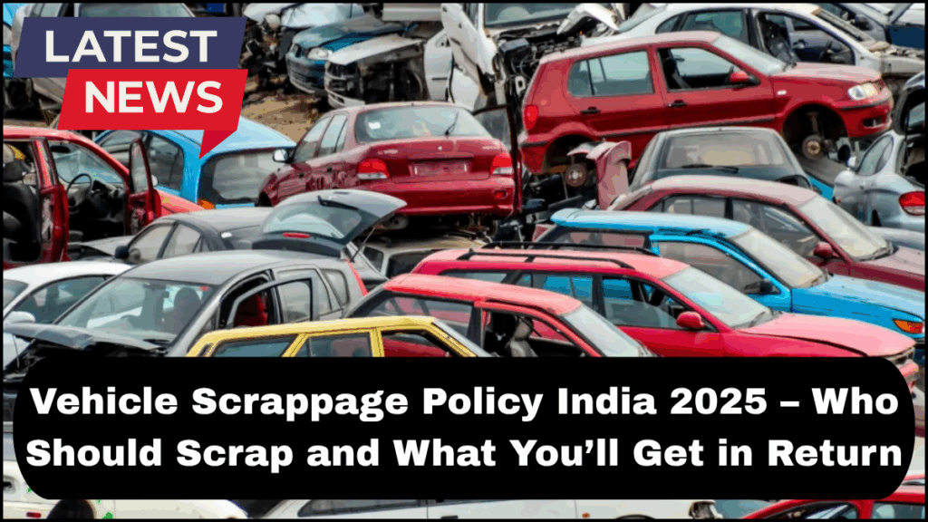 Vehicle Scrappage Policy India 2025 – Who Should Scrap and What You’ll ...
